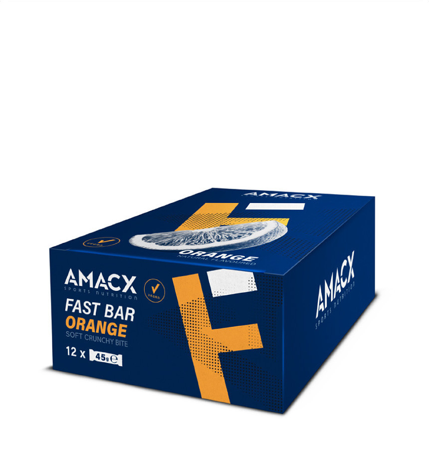 Amacx Fast Bar - 12 x 45g - Energy Bar - During - Body-Endurance.com