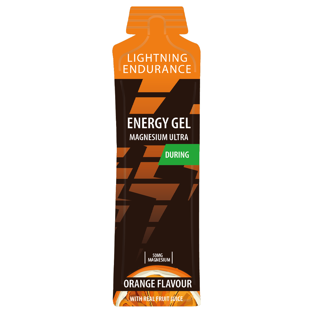 Lightning Endurance Energy Gel Magnesium Ultra - Orange - 24 x 60 ml ...