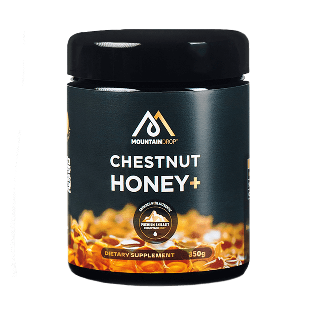 Shilajit - Mountaindrop - Raw Chestnut Honey 325g & 100% Mumijo ...